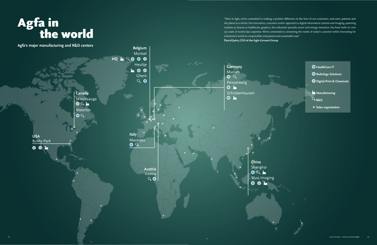 Agfa in the World - Agfa Corporate