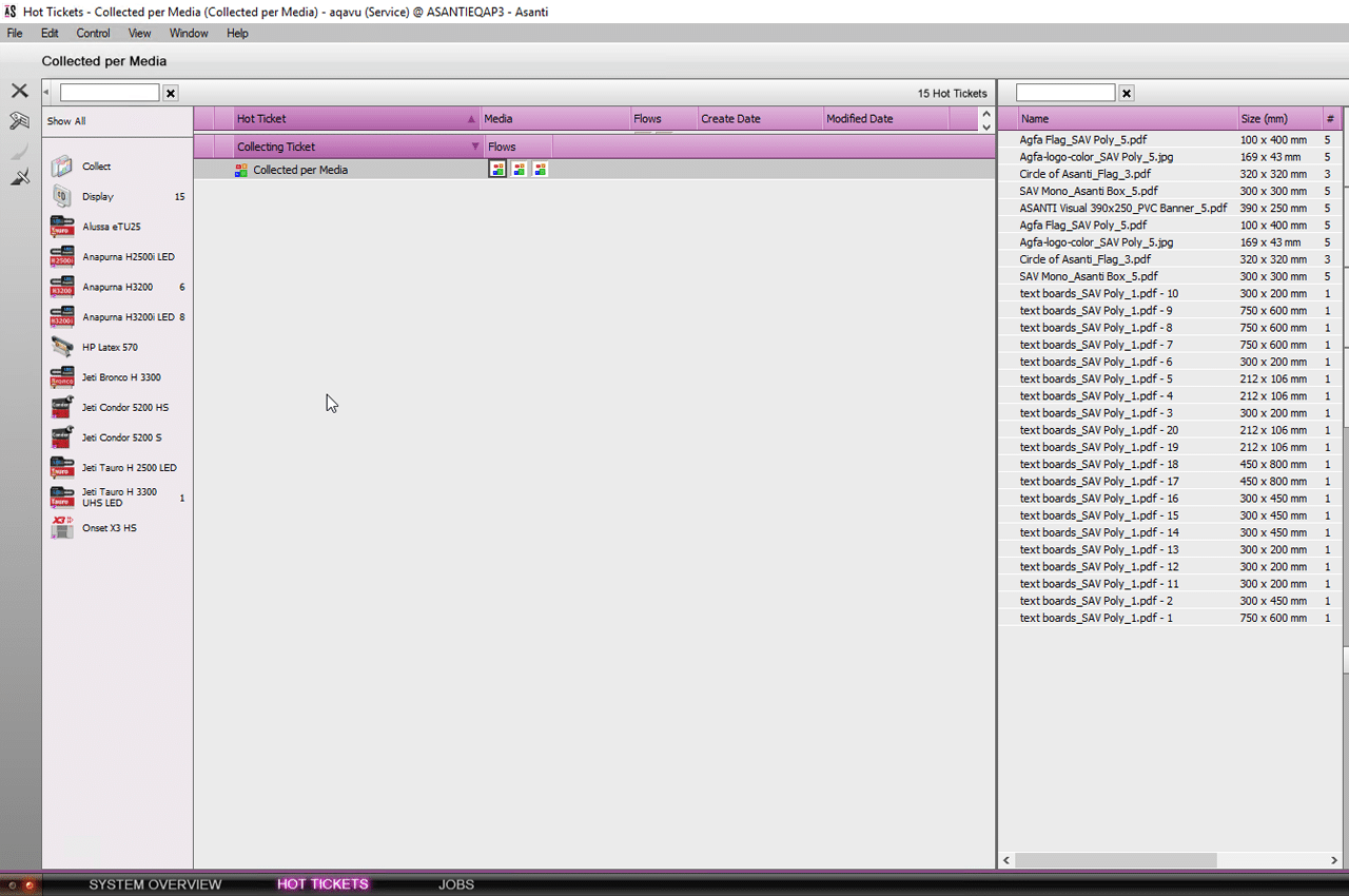 Asanti tutorials – Printing