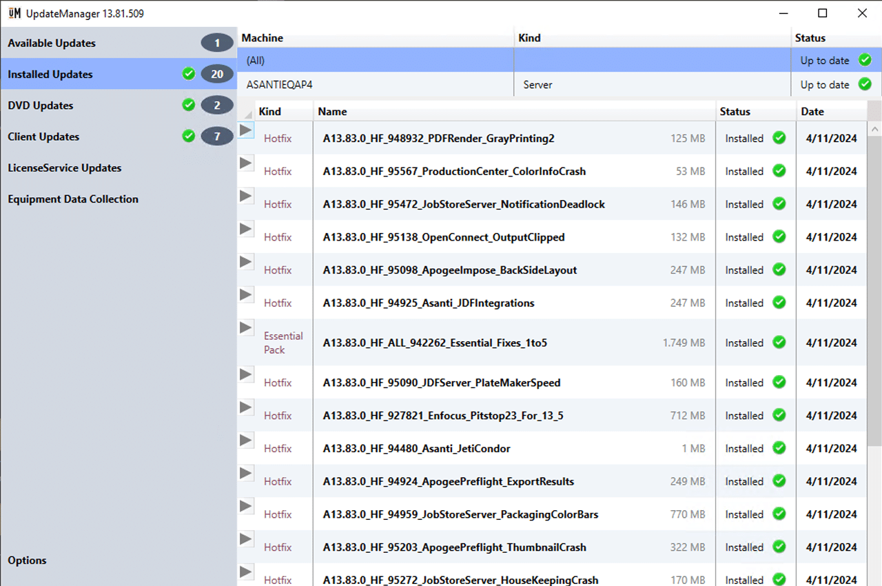 Asanti tutorials – Printing