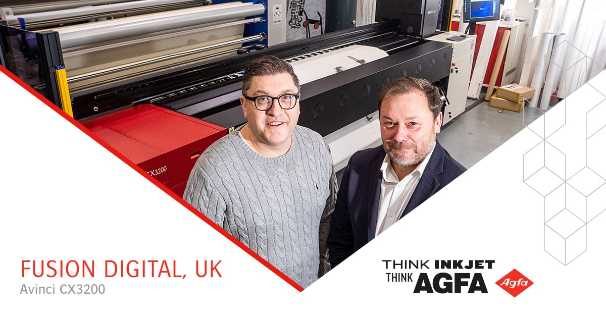 Fusion Digital Print move into dye-sublimation with Agfa’s Avinci CX3200