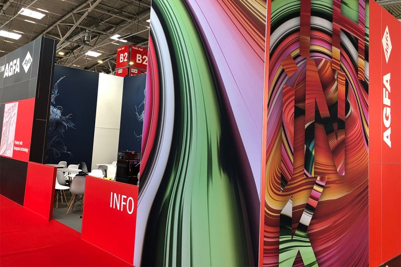 Explore Agfa's large-format inkjet printing assortment at FESPA 2023