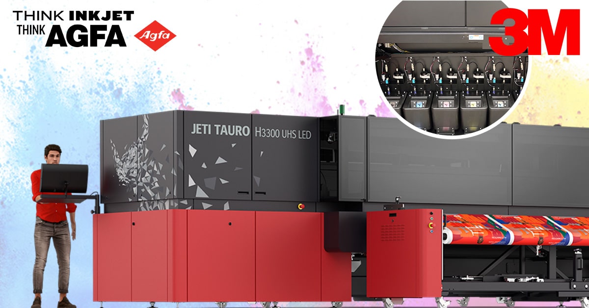 Agfa's Tauro Printer and Anuvia Inks Earn 3M Performance Guarantee