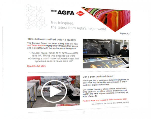 Agfa sign & display solutions - Large format inkjet printers, inks ...