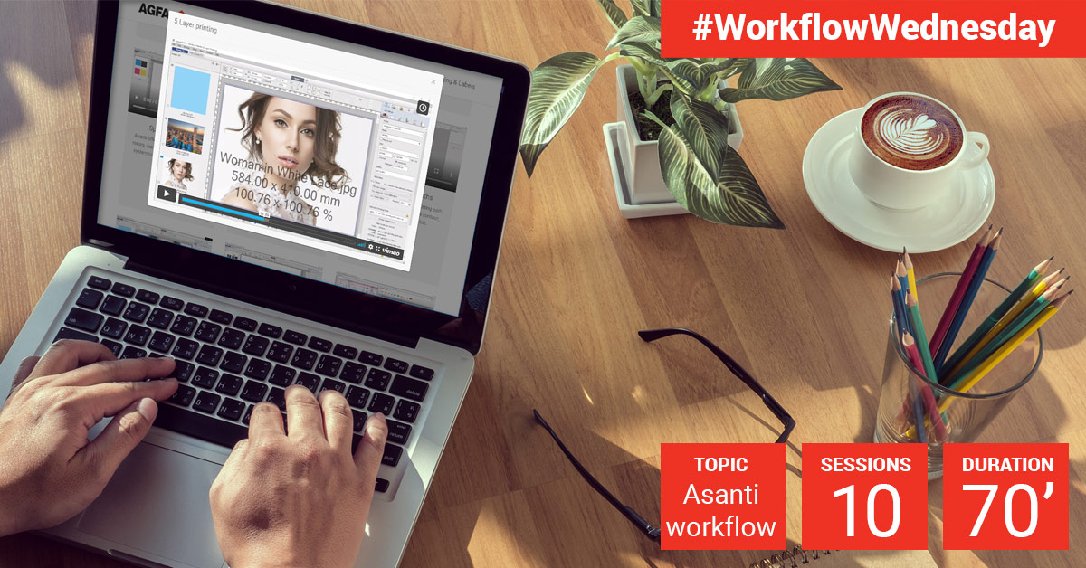 Agfa Asanti workflow how-to videos for sign&display prepress operators